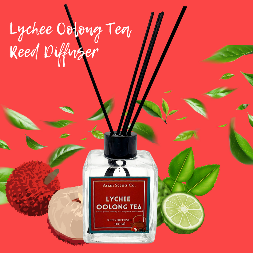 Lychee Oolong Tea - Reed Diffuser – Asian Scents Co.