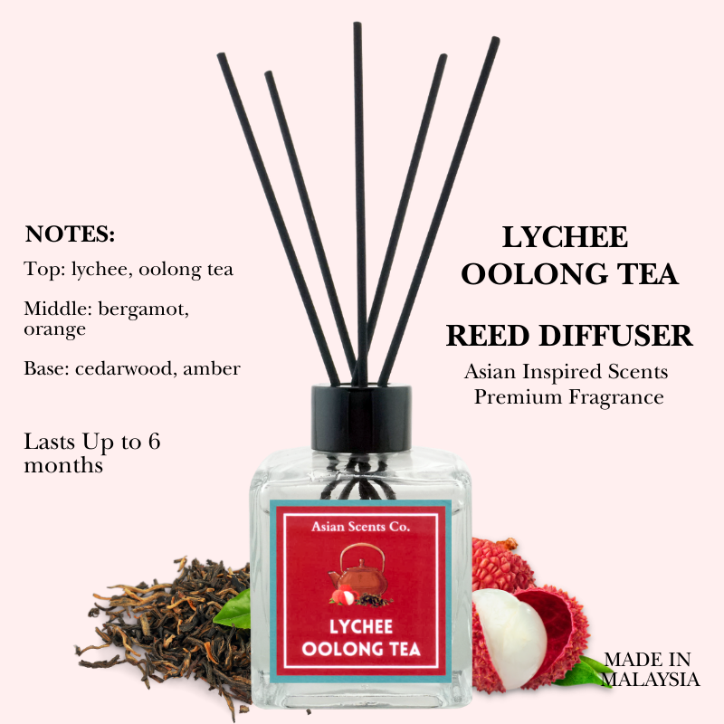 Lychee Oolong Tea Reed Diffuser – Asian Scents Co.