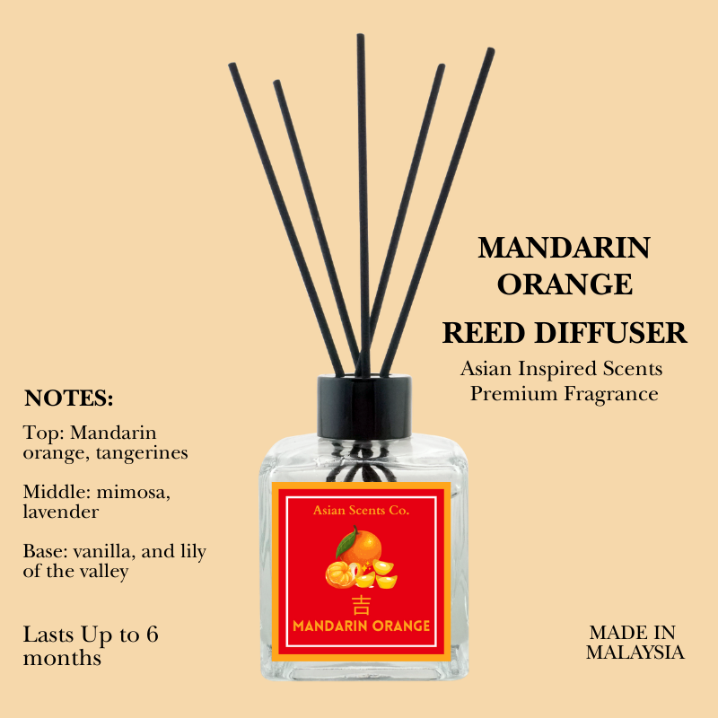 Mandarin Orange Reed Diffuser – Asian Scents Co.